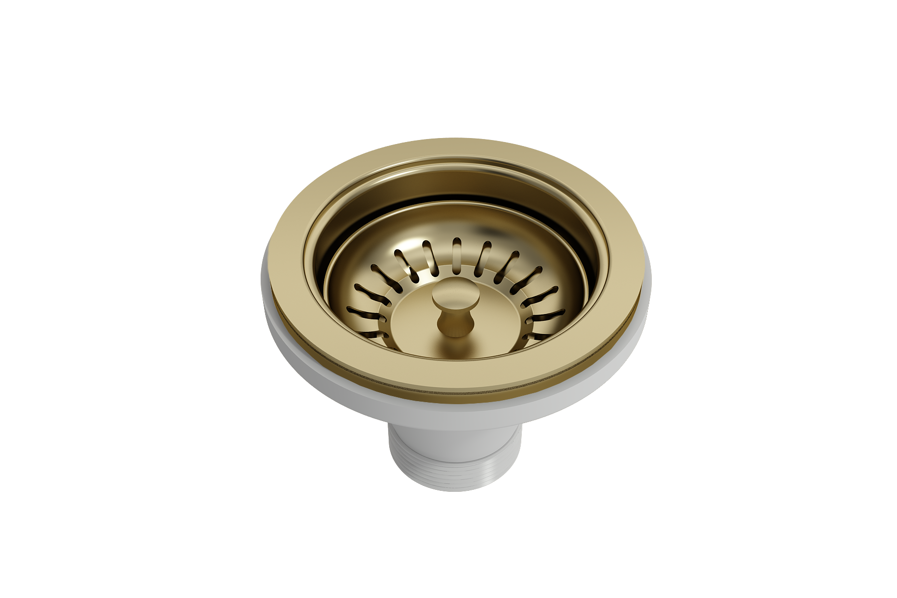 Kitchen Sink Strainer - Brushed Gold Kitchen Sink Strainer - Brushed ...